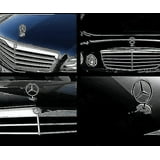 Applicable to Mercedes Benz Hood Hood Logo Emblem Badge For W124 W202 ...