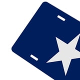 Yehwow Blue Flag Metal Car Plate Aluminum License Plate - Walmart.com