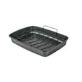 Mainstays Non-Stick Carbon Steel Roasting Pan with Wire Rack for Oven ...
