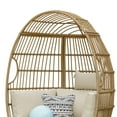 ModFusion Indoor Outdoor Wicker Patio Standing Egg Chair 370lbs ...