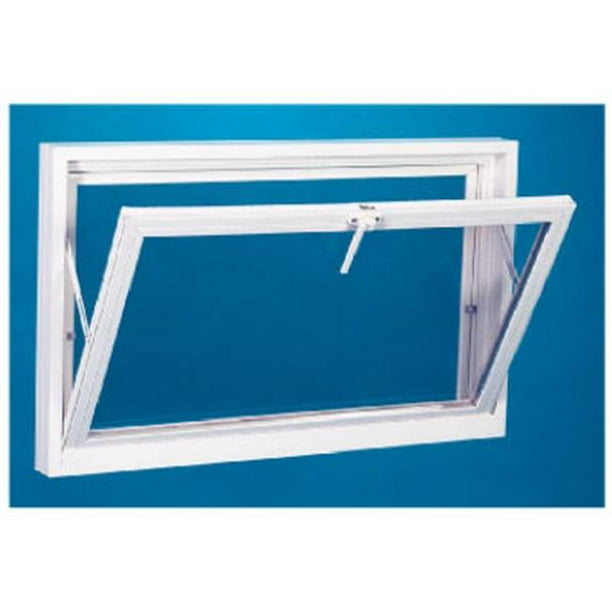 Croft Metals P00350-1512-WHT 32.19 x 14 in. White Vinyl Basement Window ...
