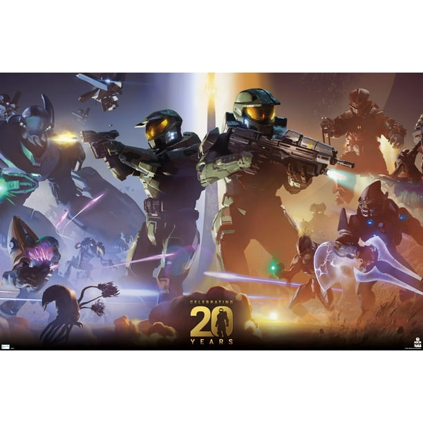 Halo - 20 Years Wall Poster, 22.375" x 34" - Walmart.com