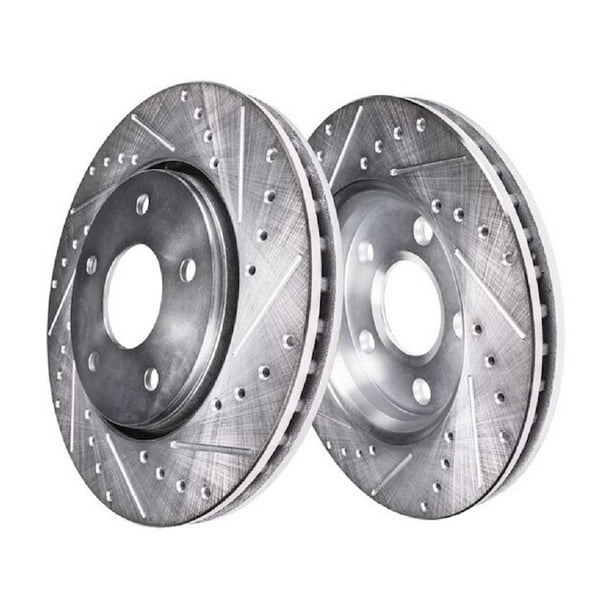 Rear Brake Rotor Set - Compatible with 2003 - 2006, 2008 - 2018 Porsche ...