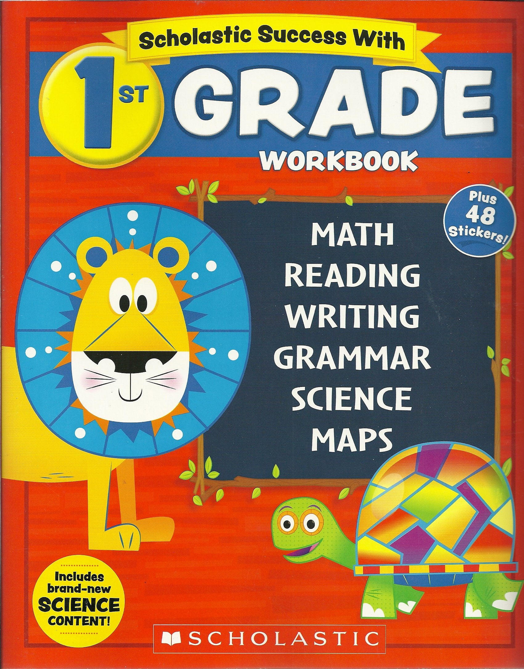 NEW 2018 Edition Scholastic - 1st Grade Workbook with Motivational ...