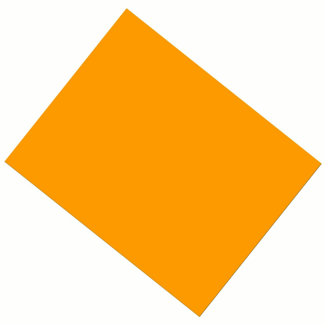 Coated Poster Board, 22" x 28", Orange, Pack of 25 - Walmart.com