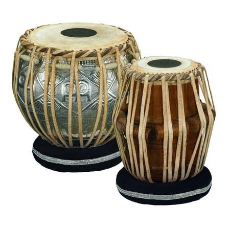 10 x 6 Inch Medium Handmade Wooden & Leather Classical Indian Folk ...