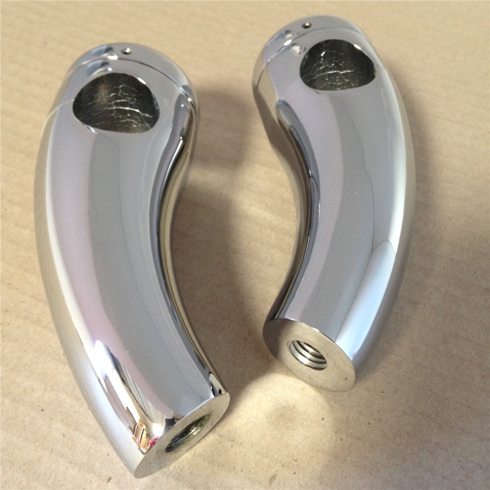 HTT-MOTOR Custom Chrome 1" Handlebar 3.5" Risers Handlebar Risers For ...