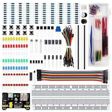 smraza basic starter kit with breadboard,power supply,jumper wires ...