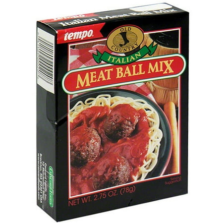 Tempo Italian Meatball Mix, 2.75 oz (Pack of 12) - Walmart.com