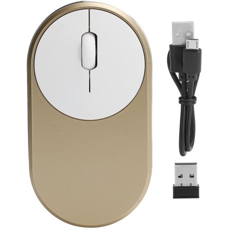 Wireless Mouse, 2.4Ghz Chargeable Bluetooth Optical USB Mouse, Portable ...