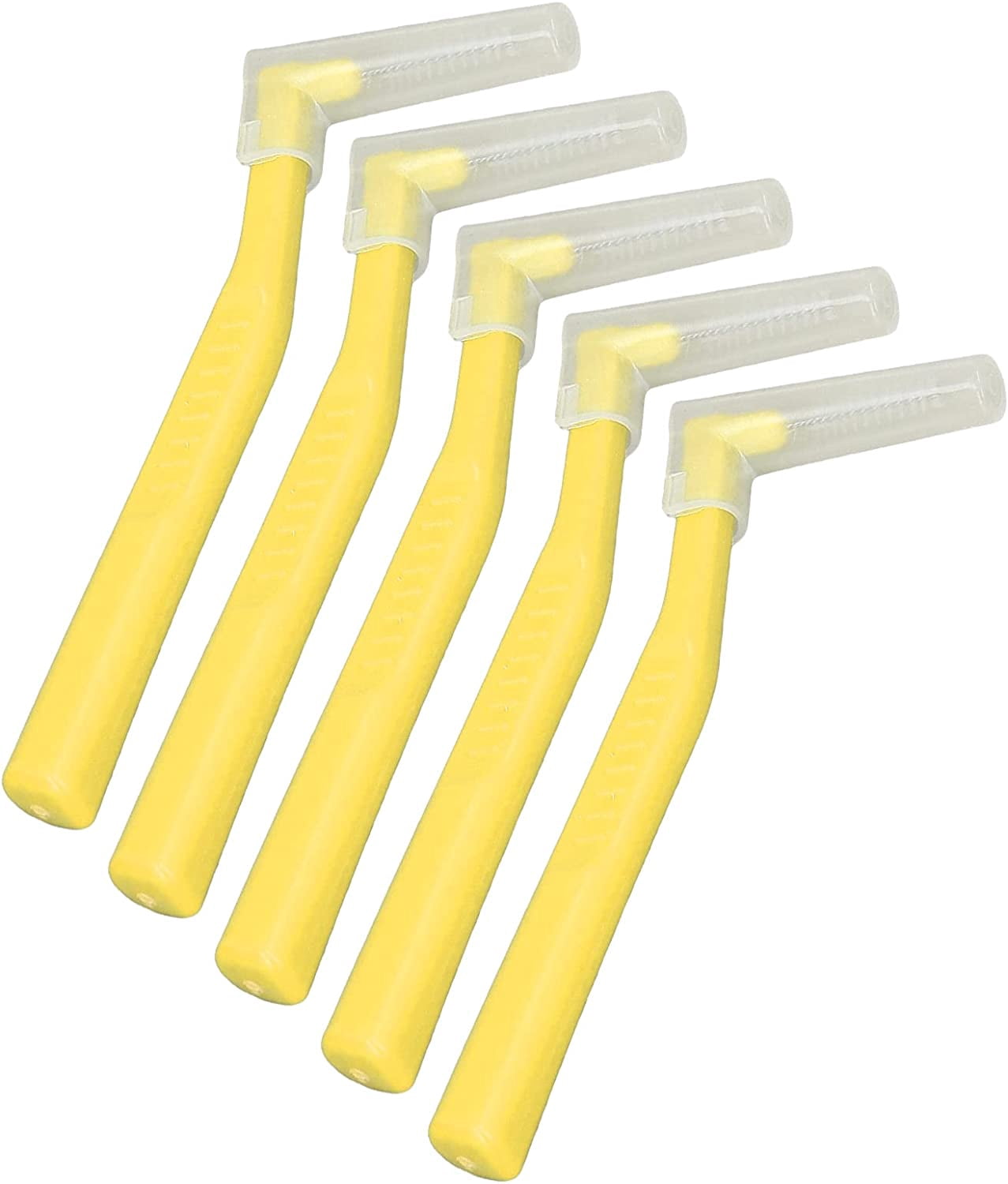 Interdental Brush, Flexible PP Handle Braces Brush 5pcs for Tooth Care ...