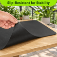 Black Plastic Table Cover Protector 30