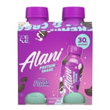 Alani Nu Protein Shake, Cookies & Cream, 12 fl oz, 4 Pack, Bottles, 30g ...