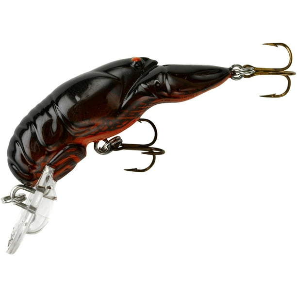 Rebel Teeny Wee Craw Fishing Lure Hard bait Texas Red 1 1/2 in 1/10 oz ...