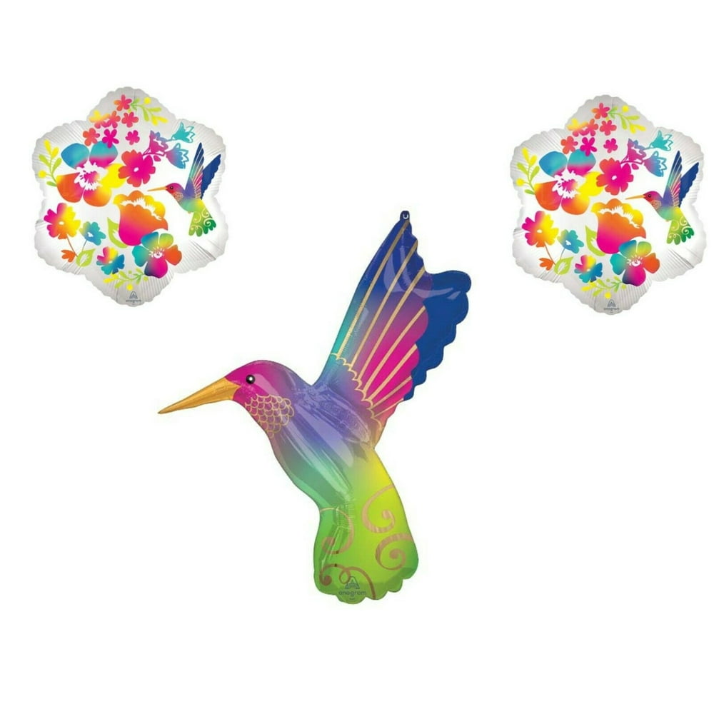 Hummingbird Balloons Decoration Supplies Birthday shower Garden Party ...