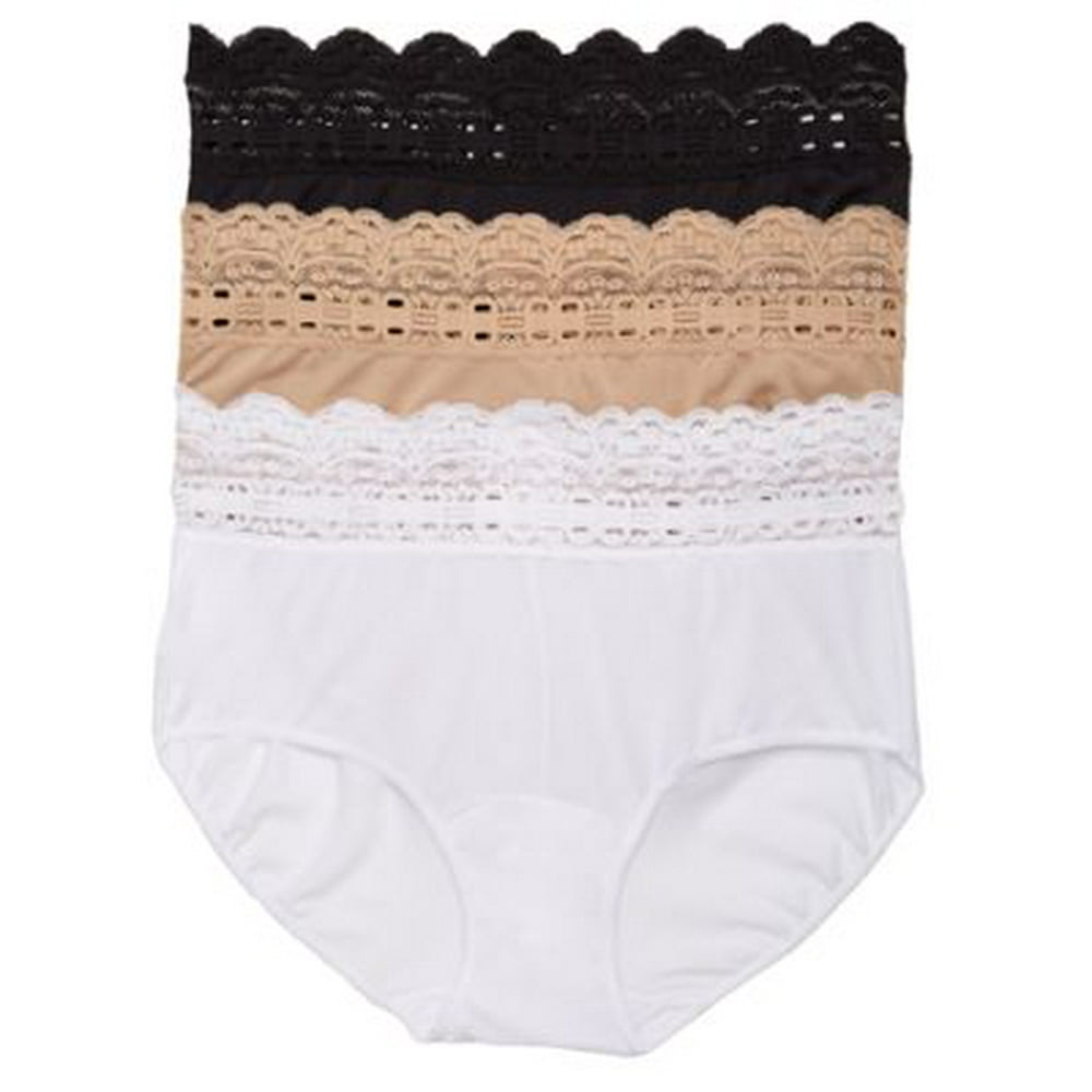 Olga - Olga Womens Secret Hug Scoop Hipster 3-Pack Style-913J3 ...