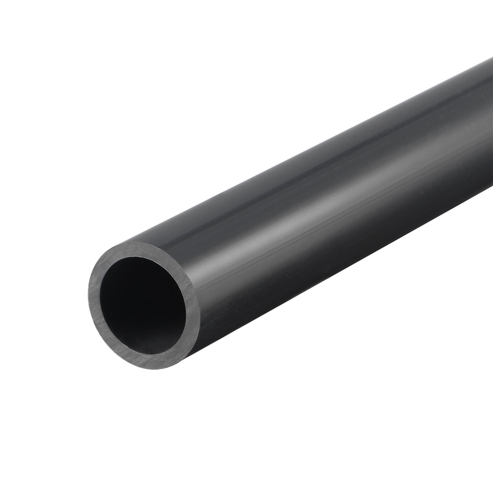 Uxcell 15.5mm ID x 20mm OD 0.5m Black PVC Pipe Rigid Water Pipe Drain ...