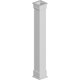 10" Width x 120" Height Non-Tapered Plain (Economy) Fypon Column Wrap ...