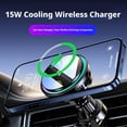 Agiufgs Car Phone Mount Wireless Charger, Automatic Cooling and ...