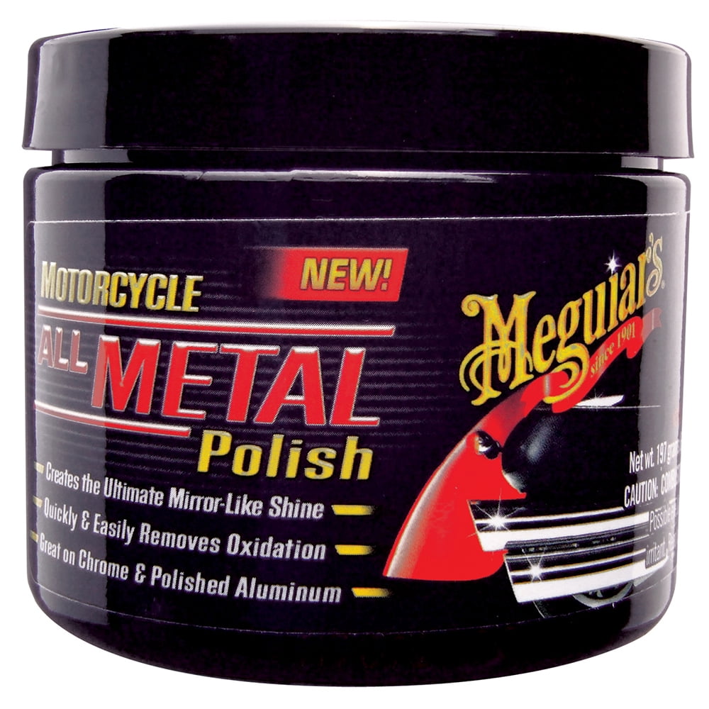 Meguiar's MC20406 Motorcycle All Metal Polish, 6 Ounces – Walmart ...