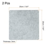 Uxcell 8x8" Mouse Pad, 2 Pack Dual Side Soft Smooth Desk Pad Writing ...