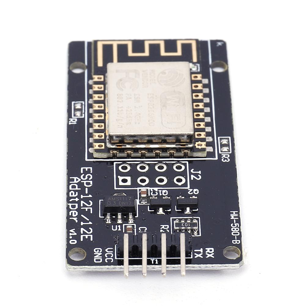 Módulo ESP8266 ESP-12F Adaptador WiFi 5V Sensor Redes Partes (Con ESP ...