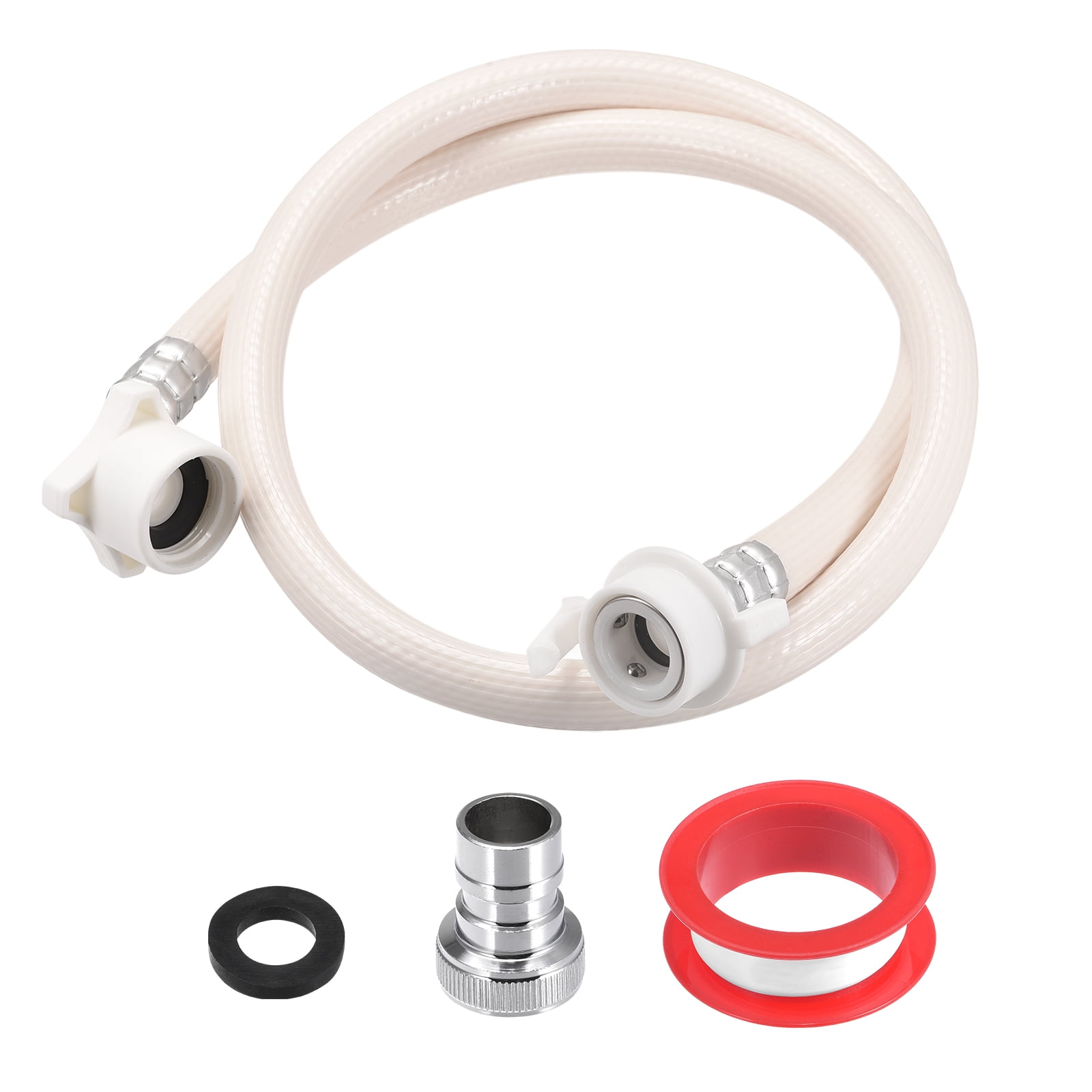 Uxcell Water Inlet Hose, 90 Degree Water Connector Inlet Pipe 3.3ft ...