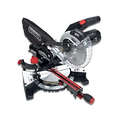 GENERAL INTERNATIONAL 7-1/4" Compound Sliding Miter Saw - 10A Dual ...