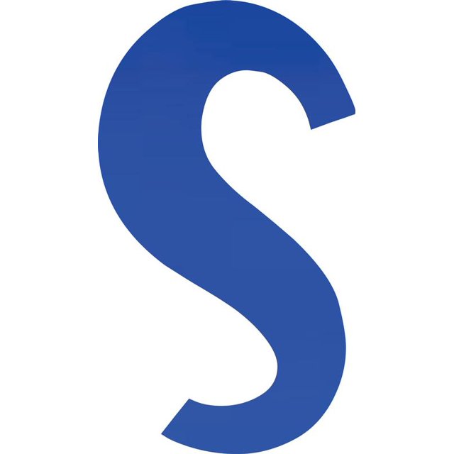 Acrylic Letter S Blank Craft, 10'' Tall Transparent Dark Blue Custom Wedding Reception Signage ...