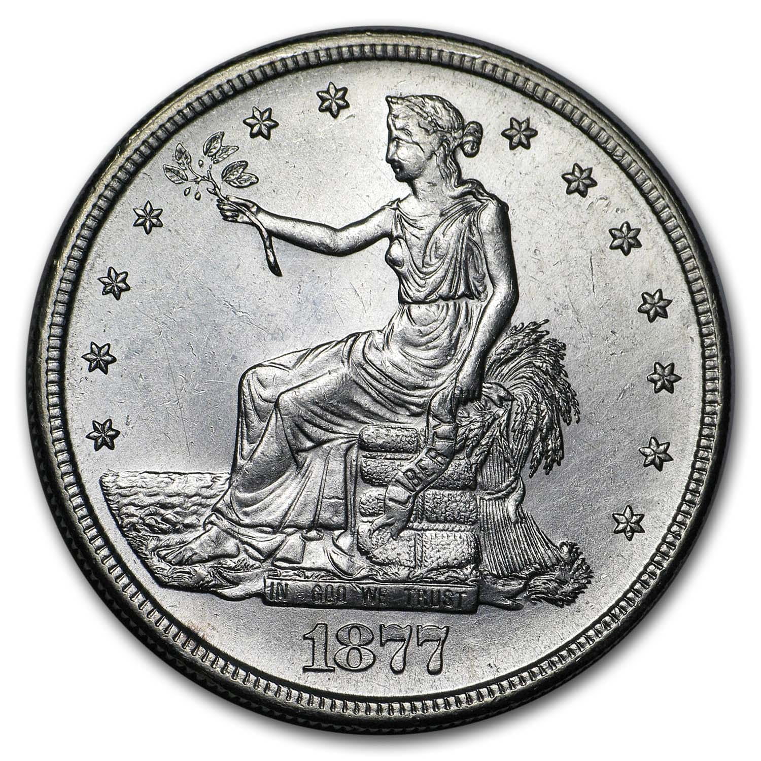 1877-S Trade Dollar BU - Walmart.com