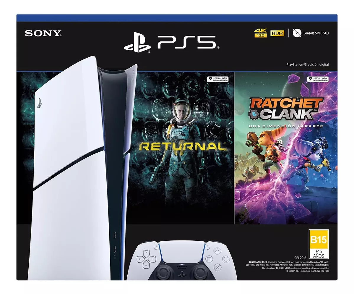 Consola PlayStation 5 Sony Digital 1TB Bundle con 2 juegos digitales Nacional | Bodega Aurrera ...