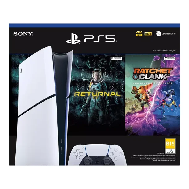 Consola PlayStation 5 Sony Digital 1TB Bundle con 2 juegos digitales Nacional | Walmart en línea