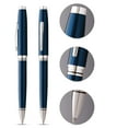 Cross Coventry Blue Lacquer Chrome Trim Ballpoint Pen AT0662-9 ...