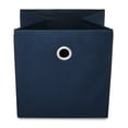 Mainstays Collapsible Fabric Cube Storage Bins (10.5" x 10.5"), 4 Pack ...