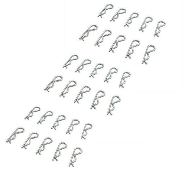 Goriertaly 30 Pieces 1.2mm RC Car Body Clips Portable Metal Vehicle ...
