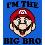Nintendo Boy's Super Mario Big Brother Graphic Tee Shirt, Red, Medium ...