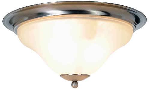Sanibel Flush Mount Ceiling Fixture, Maximum Three 60 Watt Incandescent ...
