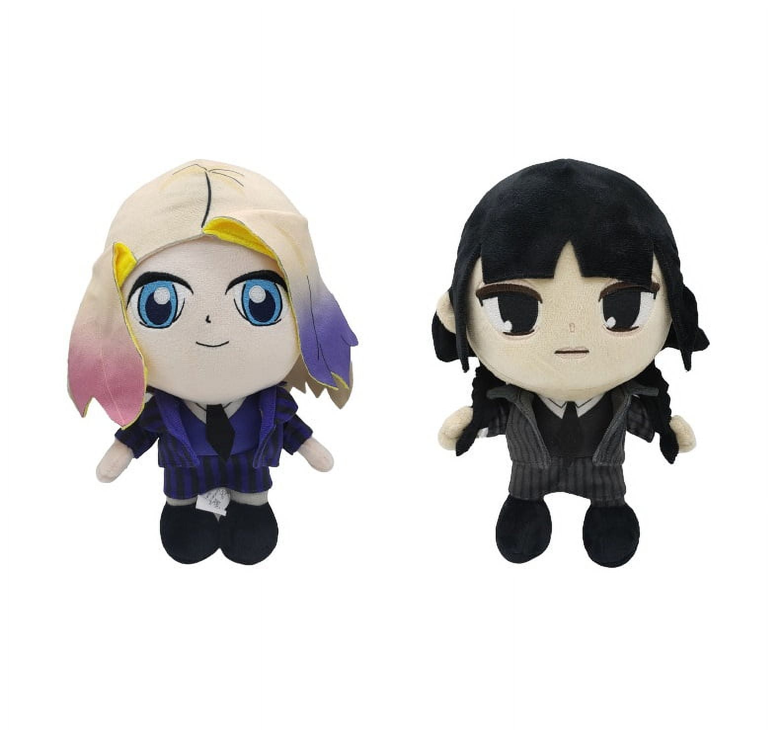 Set de peluches Wednesday Merlina Addams y Enid Sinclair 25 cm Netflix ...