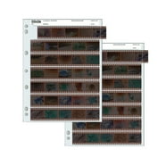 2 Packs Print File 35-7B 100 Storage Sheets for 35mm Film Negatives 7 ...