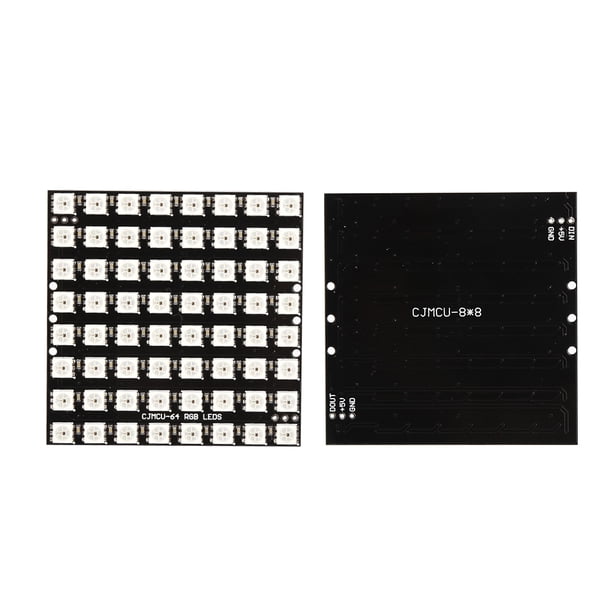 Placa de LED, placa de desarrollo LED de 64 dígitos RGBLED W Innovación ...