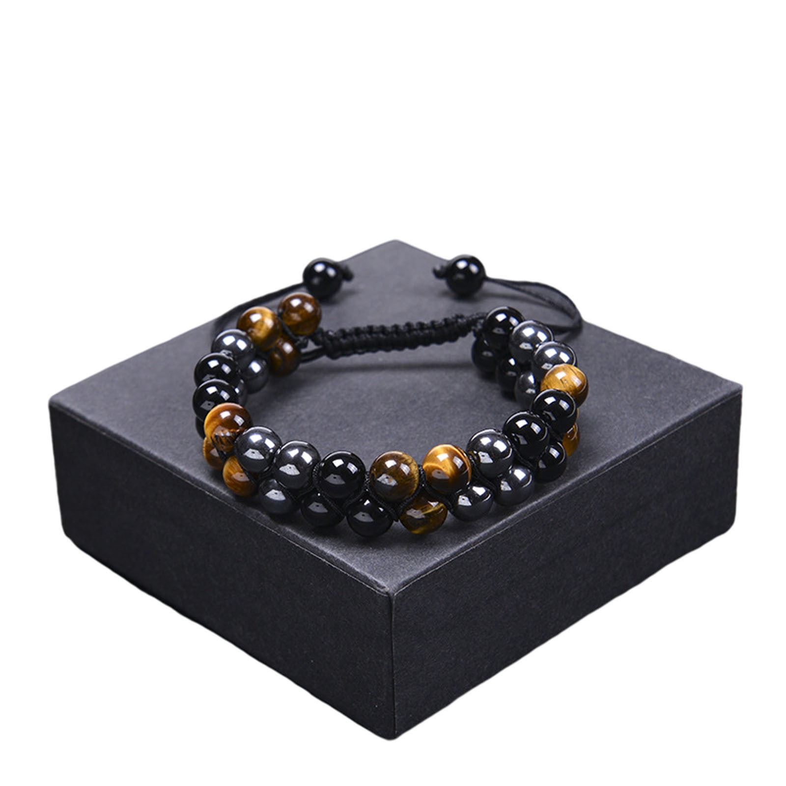 Click here for Eqwljwe Unisex Protection Bracelet Hematite 8mm Me... prices