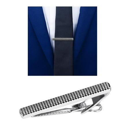 Necktie Clip Mens Necktie 50mm Wedding Business Suit Plain Bar Clips ...