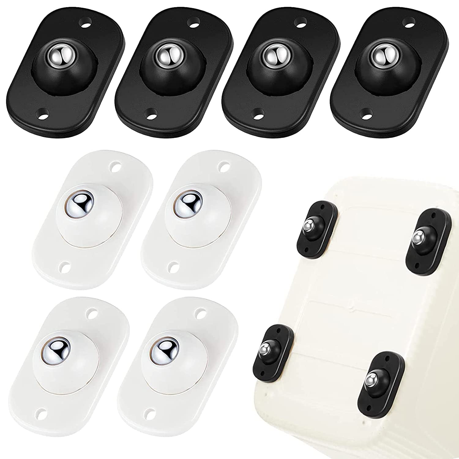 Self Adhesive Mini Caster Wheels, Roller Ball Transfer Bearing, 360 ...