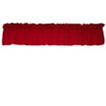 Solid Poplin Window Valance 58" Wide Red - Walmart.com