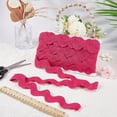 10 Yard Polyester Wavy Fringe Trim Ribbon Wave Bending Lace Trim Deep ...