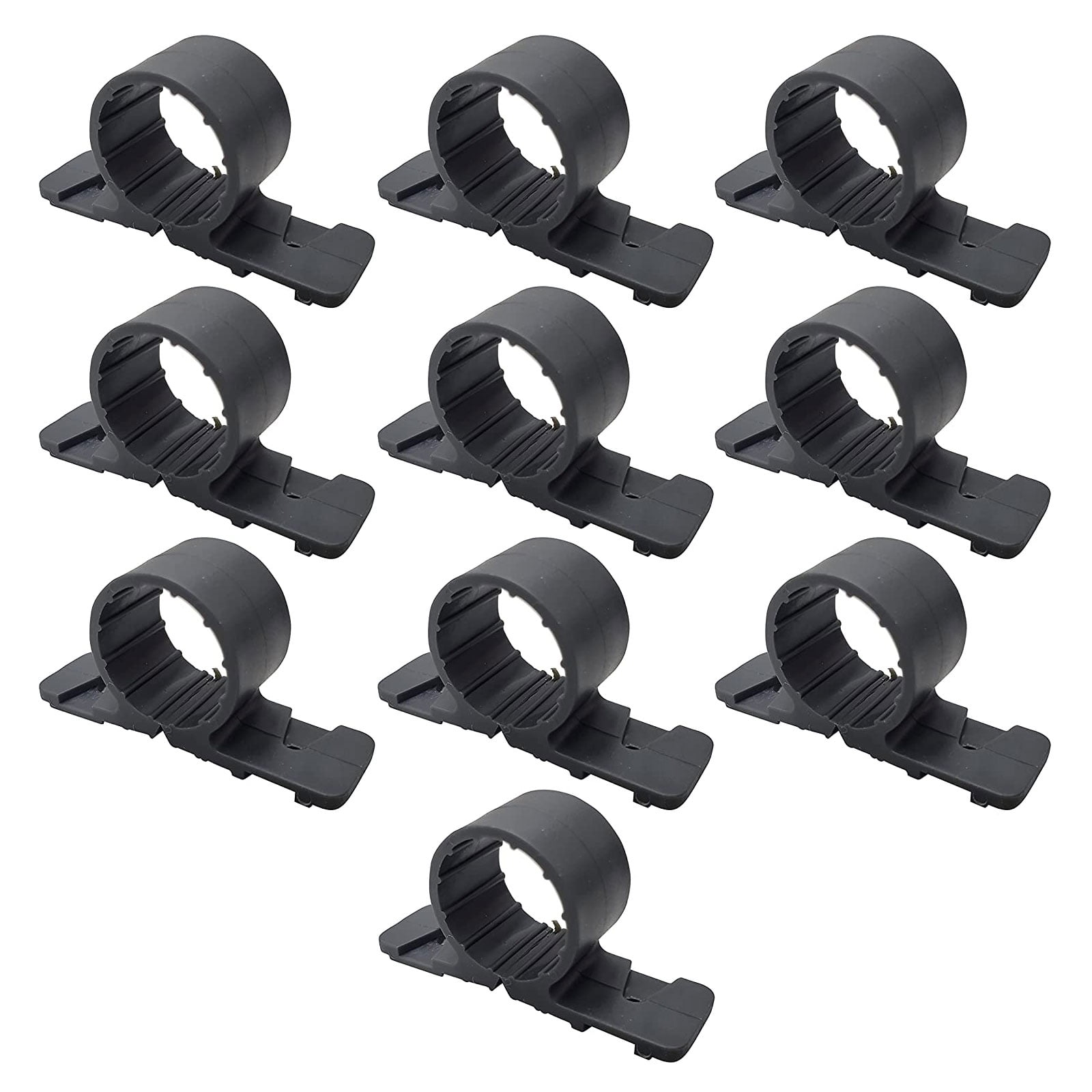 Metpure 3/4" Plastic 2-Hole Pipe Clamp [10 Pack] - Walmart.com
