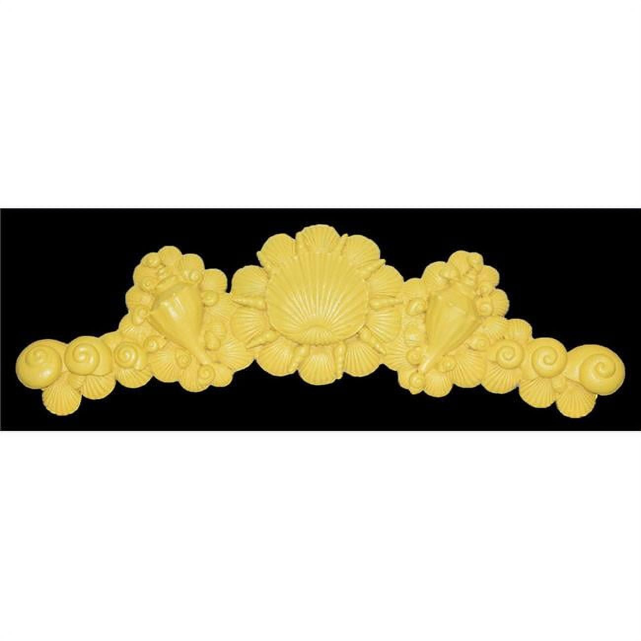 Craft-Tex 7031 SUNSHINE Shell Overdoor Wall Decor, Sunshine Yellow ...