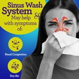 Equate Neti Pot Nasal Wash System with 50 Saline Packets for Sinus ...