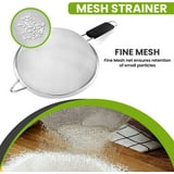Kafoor 6.3" Fine Mesh Strainer, Baking Sifter Sieve for Grain, Rice ...