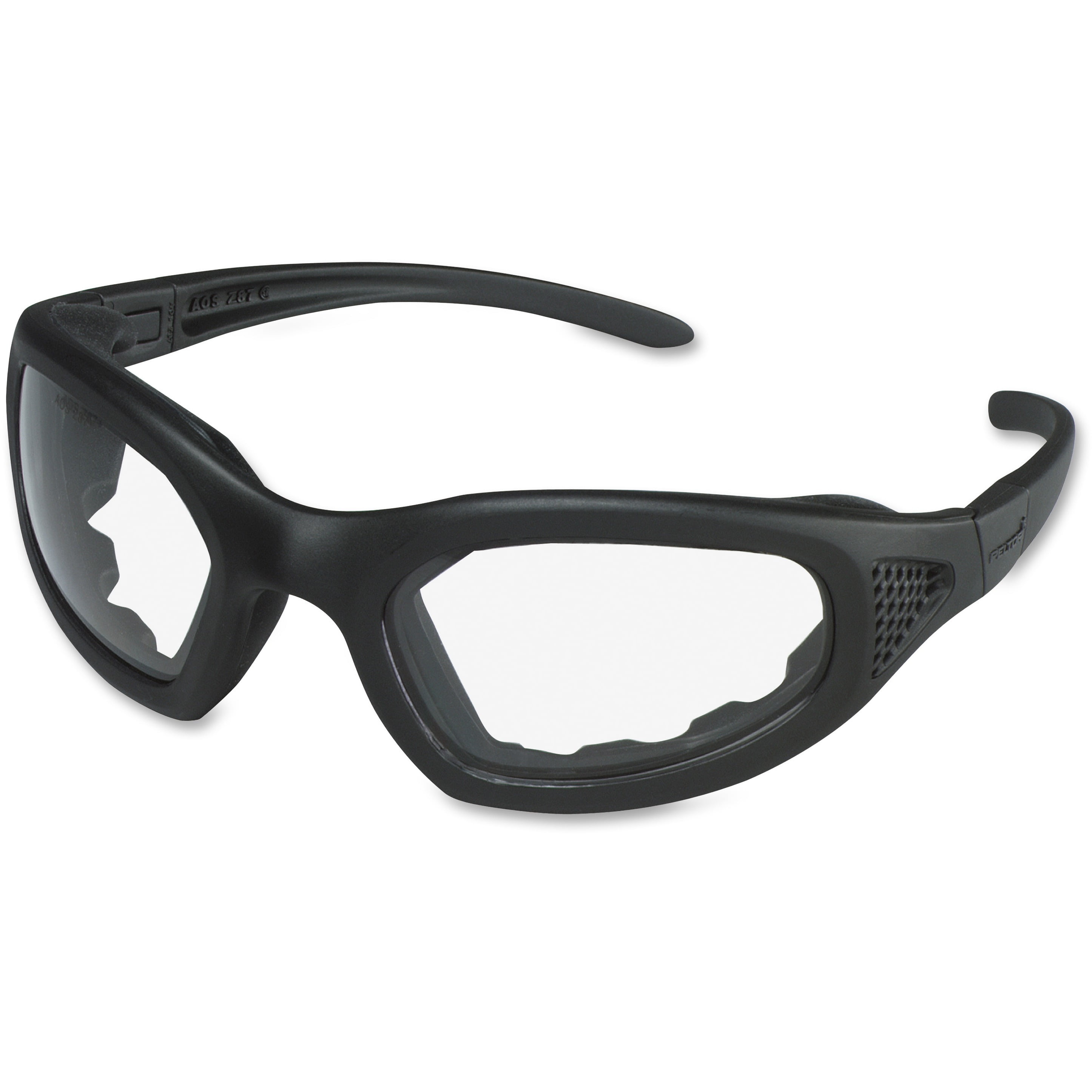 3M, MMM406960000010, Maxim 2X2 Safety Goggles, 1 Each, Clear Lens,Black ...